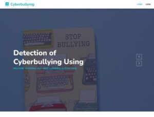 JPPY2222 - Detection of Cyberbullying Using Machine Learning and Deep ...
